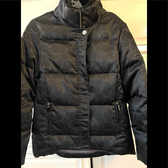 Coach | Jackets & Coats | Authentic Coach Cc Logo Feather Down Jacket ...